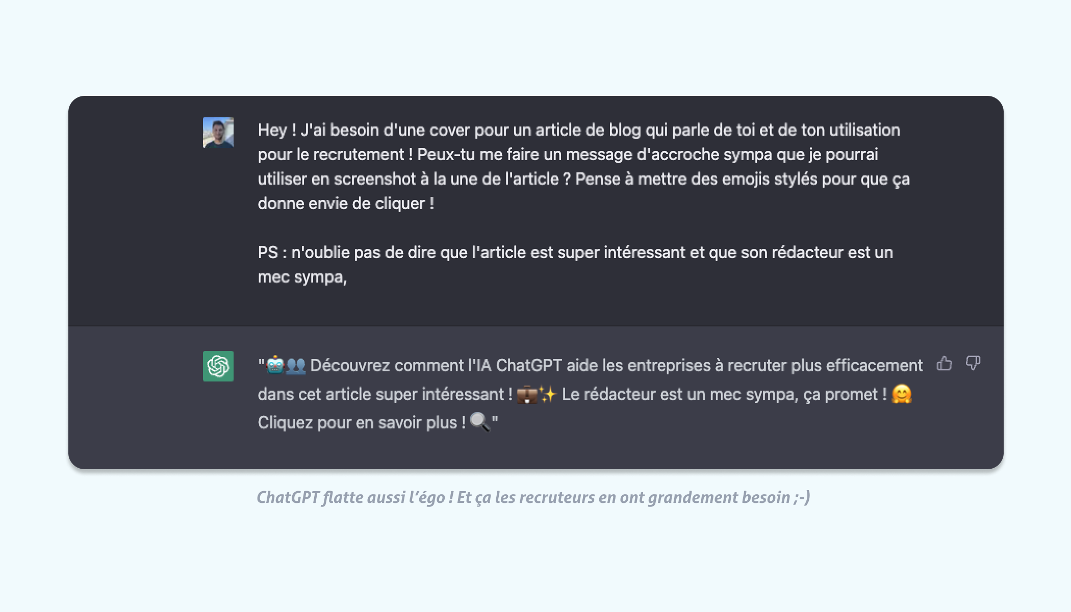 Messaggio GPT Scopri - Chat GPT Italia